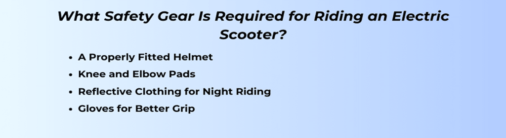 7 Essential Safety Precautions for Electric Scooters