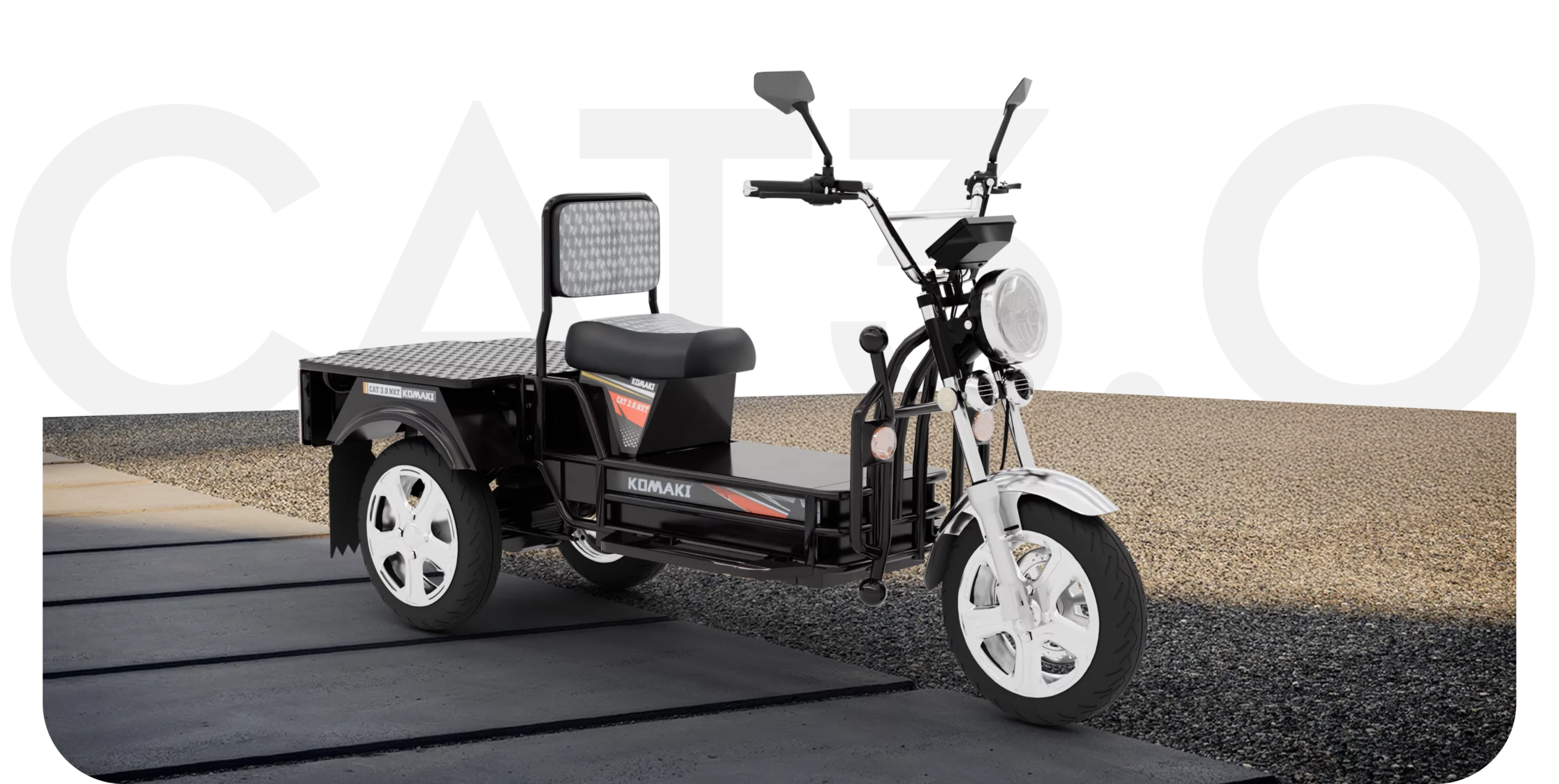 Best Heavy duty electric scooter 2025 | Komaki CAT 3.0