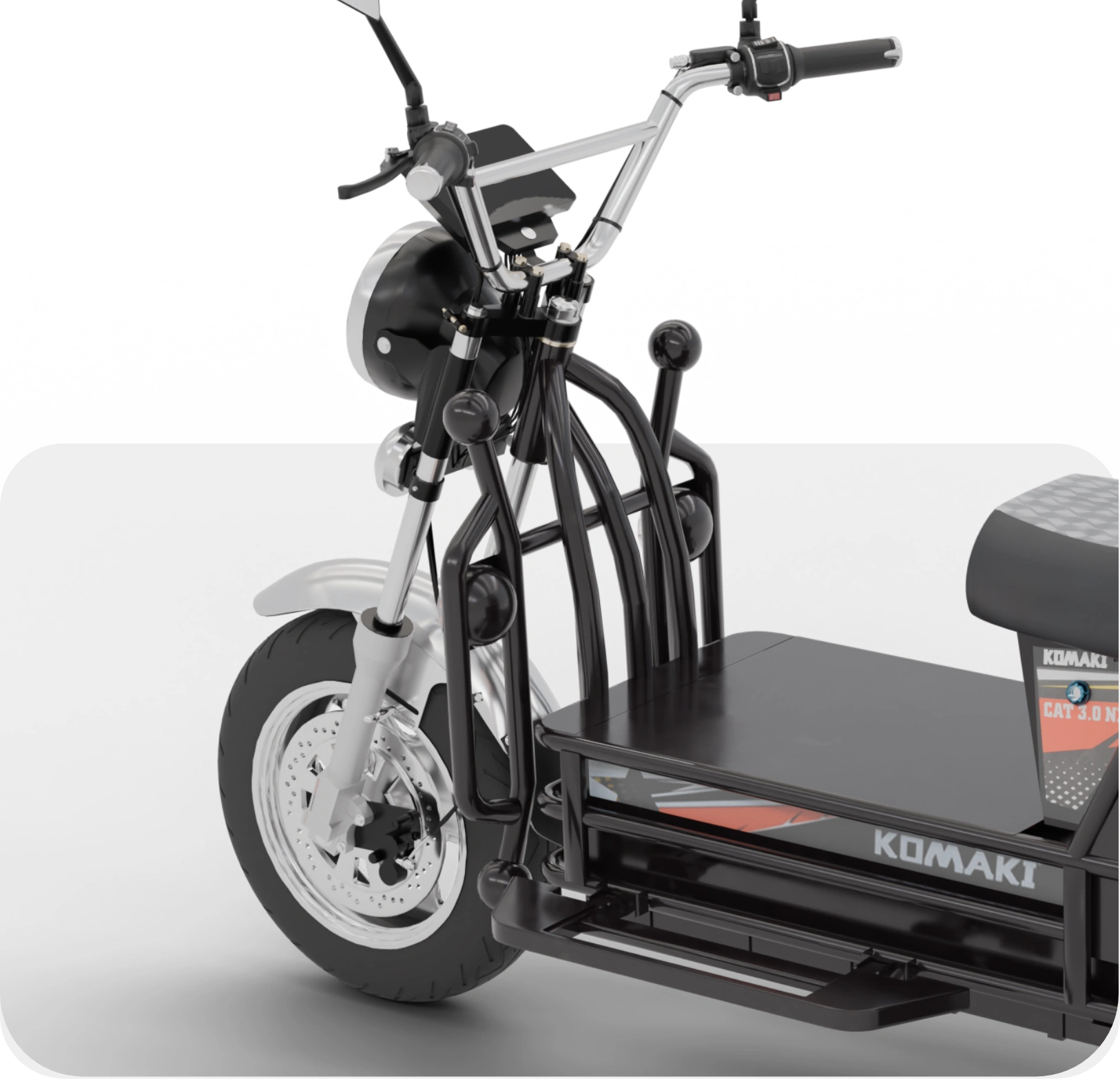 Best Heavy duty electric scooter 2025 | Komaki CAT 3.0