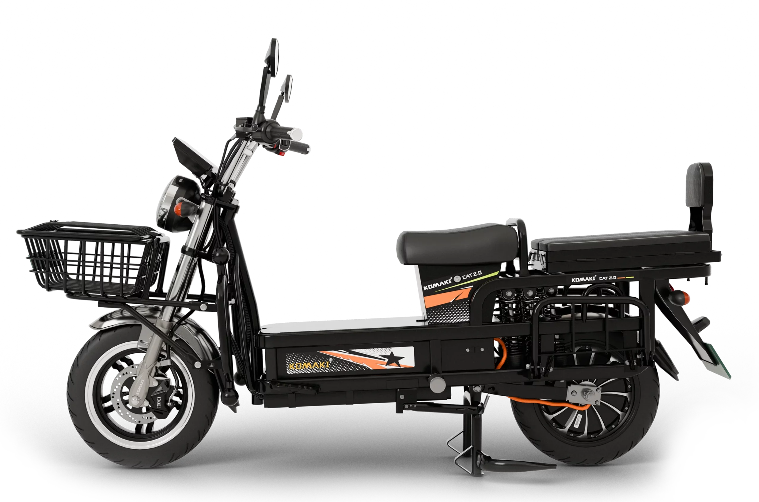 Komaki CAT 2.0 Series | Smart & Powerful Commercial EV Scooters